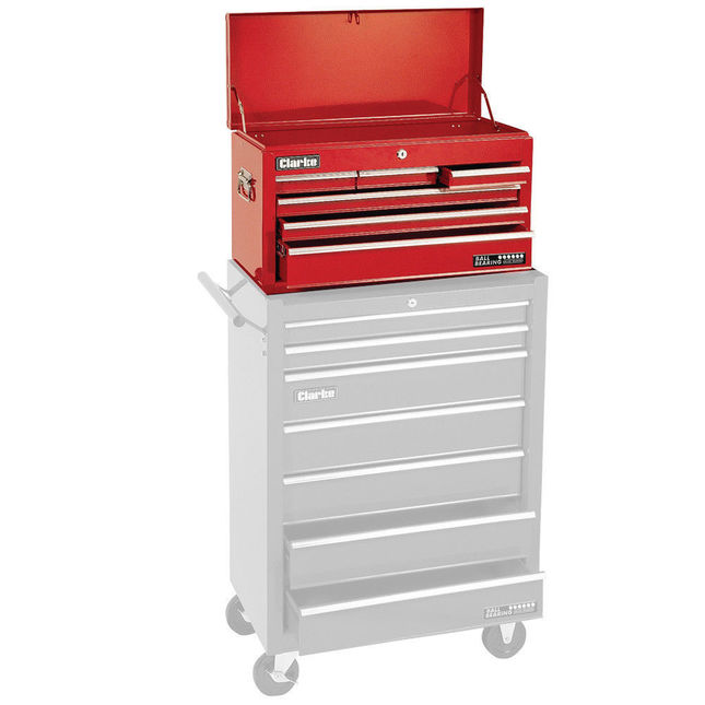 Clarke CTC600C Mechanics' Steel 6 Drawer Tool Chest - Clarke ...